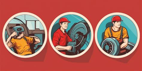 Premium Ai Image Constructor Contractor Illustration Background