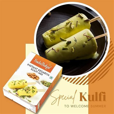 Sadabahar Instant Kesariya Kulfi Mix Box At ₹ 450kg In Indore Id