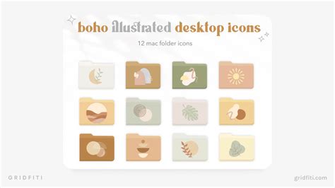 25 Aesthetic Folder Icons For Desktop Macbook Pc And More Gridfiti