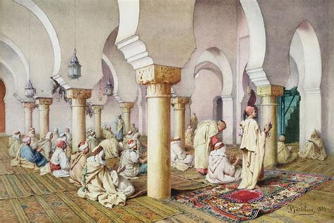 At Prayer In The Mosque 1884 Filipo Or Frederico Bartolini As Art