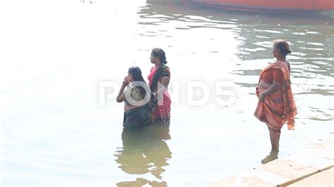 Bathing In River