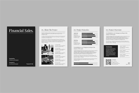 Sales Proposal Template Design Free Vector