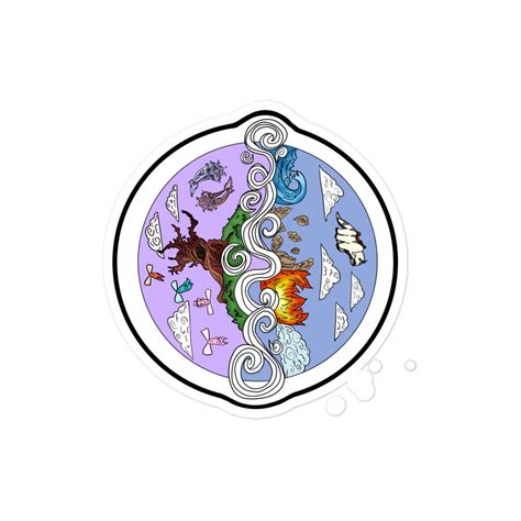 Atla Tree Of Time Sticker Etsy