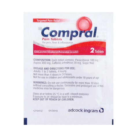 Compral Headache 2 Tablets Maximed