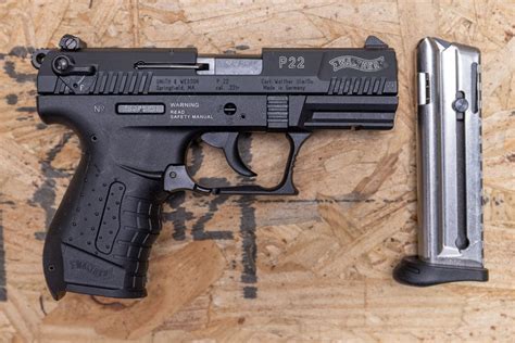 Walther P22 22 Lr Police Trade In Pistol With Ambidextrous Safety