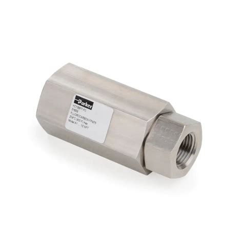 Valvula Check Sin Retorno Parker De Acero Inoxidable Hembra Npt De 14