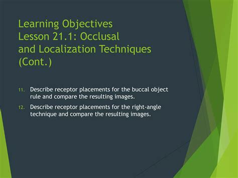 Chapter 21 Occlusal And Localization Technique Ppt