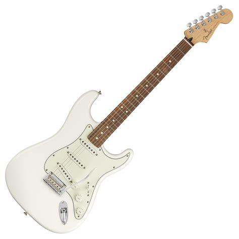 Fender Player Stratocaster Pf Polar White At Gear4music