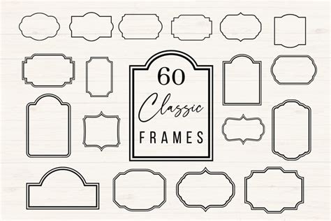 Classic Frames Svg Bundle