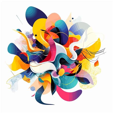 Premium Vector Abstract Forms Flowers