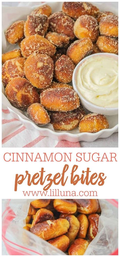This Copycat Recipe For Auntie Annes Cinnamon Sugar Pretzel Bites