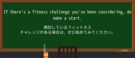 【英単語】fitness Challengeを徹底解説！意味、使い方、例文、読み方