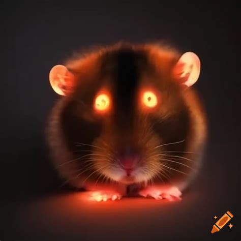 Hamster With Glowing Red Eyes On Craiyon