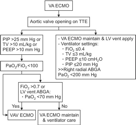 Proposed Algorithm For The Conversion From Veno Arterial Extracorporeal