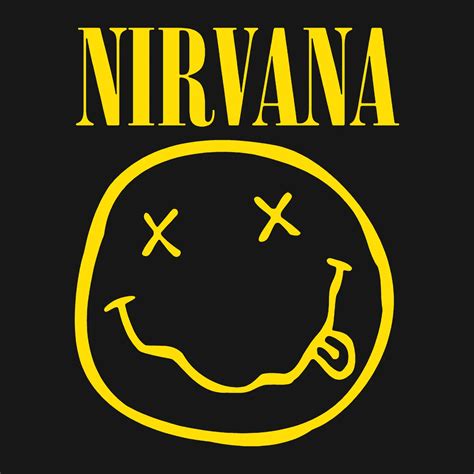Nirvana T Shirt Official Smiley Face Logo Nirvana Shirt