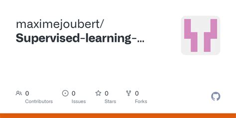 Github Maximejoubert Supervised Learning Project