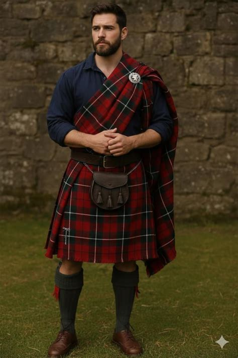 Traditional 16th Century Great Kilt Scottish Highland Great Kilts For
