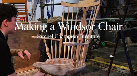 Makings Of A Windsor Chair Chair Making Youtube