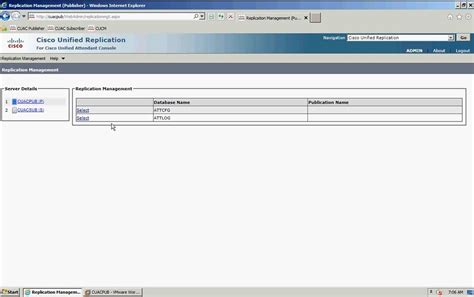 Installation Of Replication For Cuac Advanced Cisco