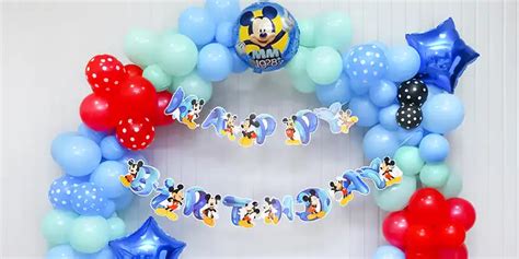 Mickey Mouse Birthday Balloon Decoration Balloon Decorations In