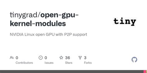 Github Tinygradopen Gpu Kernel Modules Nvidia Linux Open Gpu With