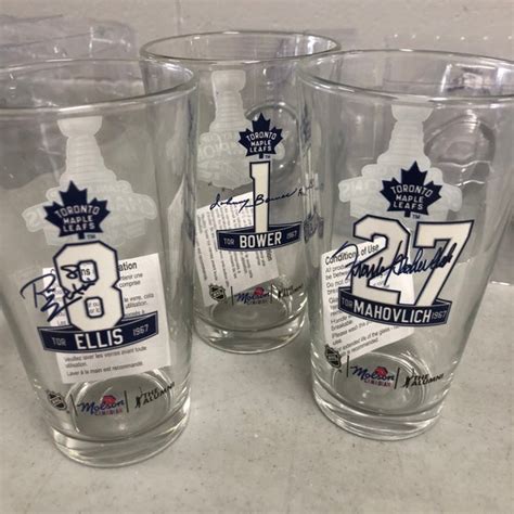 Toronto Maple Leaf 6” Glasses Sidelineswap Buy And Sell On Sidelineswap