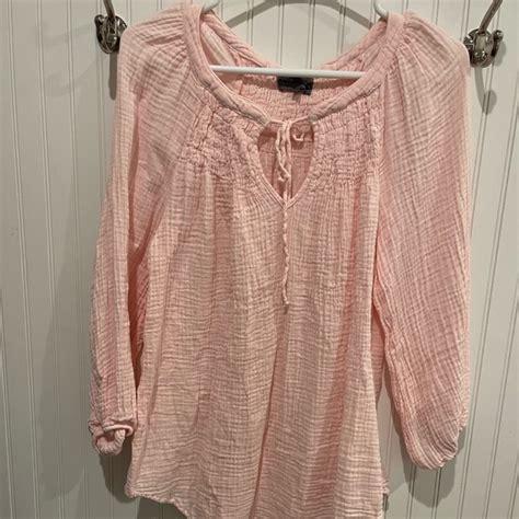 Michael Stars Tops Nwot Michael Stars Double Gauze Smocked Top