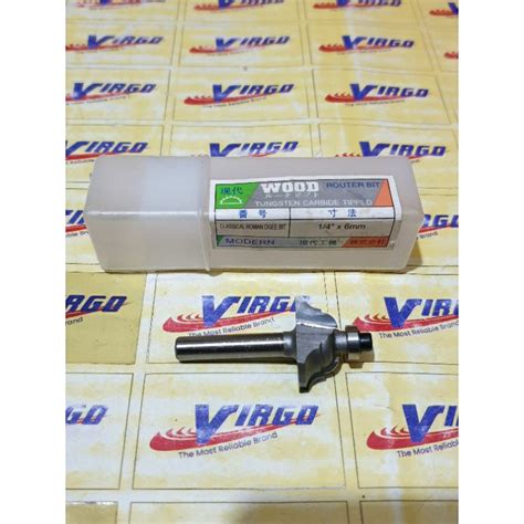 Mata Classical Roman Ogee Bit Wood Trimmer Router Profile Bit 1 4 X 6mm Shopee Philippines