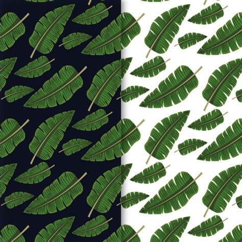 Free Vector Coloured Leaves Pattern Design