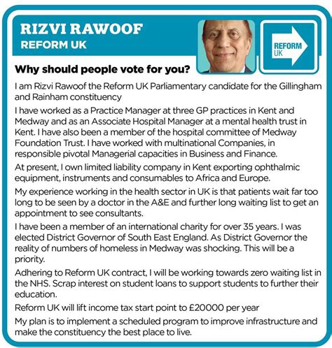 Kent General Election Gillingham And Rainham Constituency And The