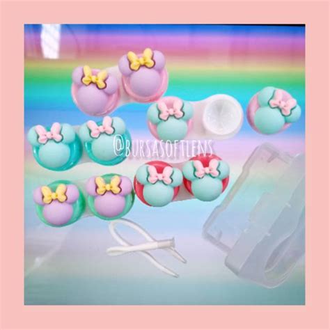 Jual Tempat Softlens Minie Mickey Mouse Kotak Softlens Transparant