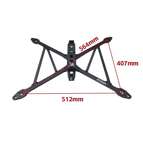 Rjx 13 Inch Large Size Long Endurance X Class Frame Kit For Rc Fpv