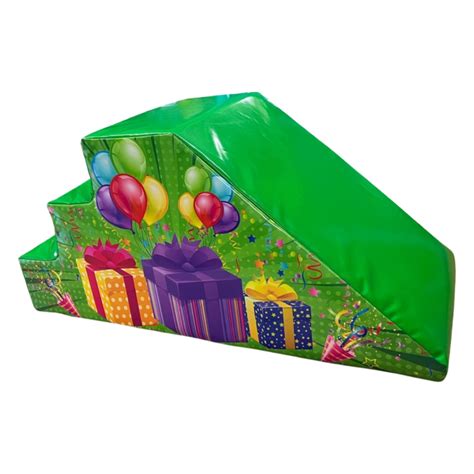 Celebrations Green Step Slide Softplay Planet