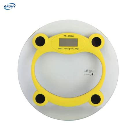 Cartoon Cute Personal Weighing Scale Body Weight Scale 150kg Glass Body