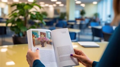 Premium Ai Image An Employee Handbook Opened To A Key Section In A