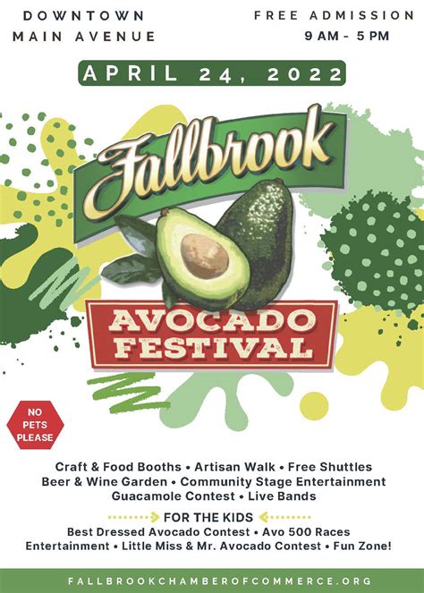 35th Annual Avocado Festival Fallbrook Chamber Of Commerce