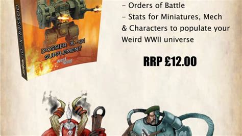 Panzer Mech 28mm Weird Wwii New Releases From West Wind Productions