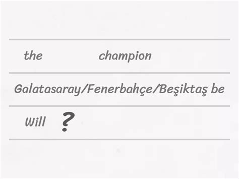 Ordering The Sentences Correctly Unjumble