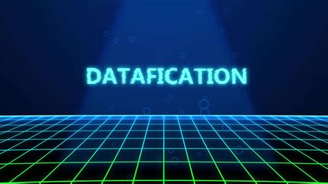 Datafication Holographic Title With Digital Background 44426900 Stock