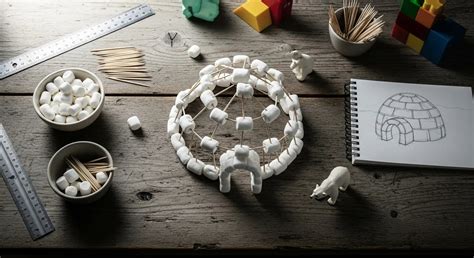 The Marshmallow Igloo Stem Challenge Arctic Fun Im The Chef Too