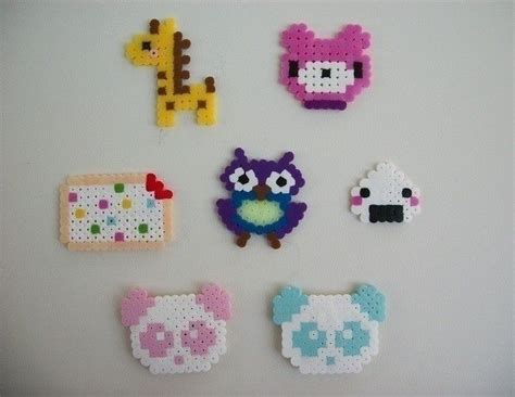 Kawaii Perler Bead Creations Perler Beads Designs Perler Beads