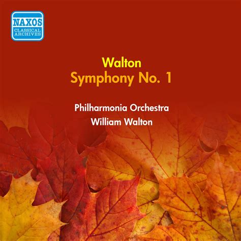 ‎walton W Symphony No 1 Walton 1953 By Sir William Walton