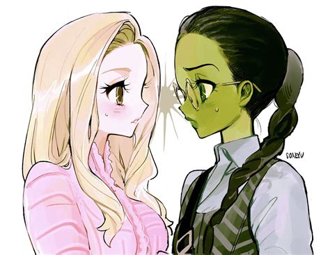 Glinda And Elphaba Thropp Wicked Drawn By Soreeyusore Yu Danbooru