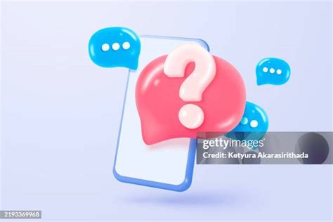 3d Question Answer Sign Or Problem Icon Speak Bubbles Question Mark Sign Or Ask Faq And Qa ...
