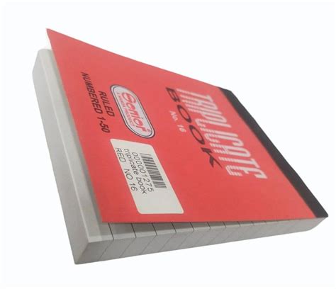 No 16 Senior Triplicate Book Print Size B5 At Best Price In Ludhiana