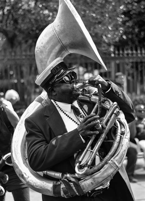 Second Line Sousaphone Player In New Orleans Smithsonian Photo