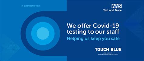 Covid 19 Testing Touch Blue