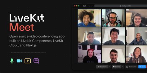 Github Livekit Examplesmeet Open Source Video Conferencing App Built On Livekit Components