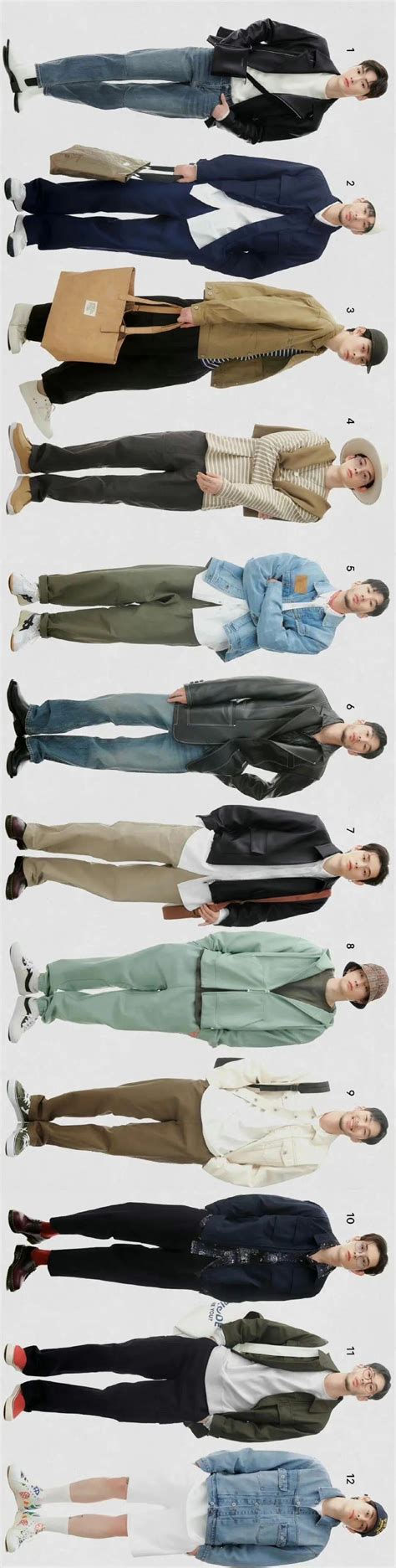 【绘画参考】122种男生的秋冬穿搭指南（服装参考） 哔哩哔哩