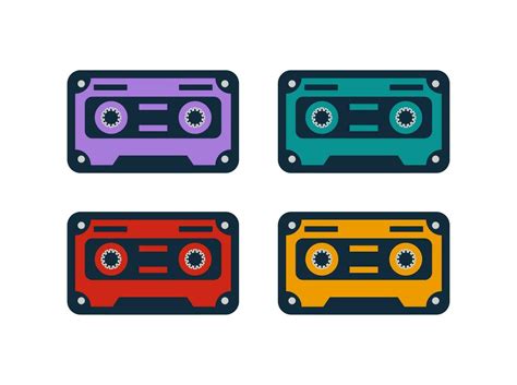 Retro Cassette Illustration Element Vector 29225142 Vector Art At Vecteezy
